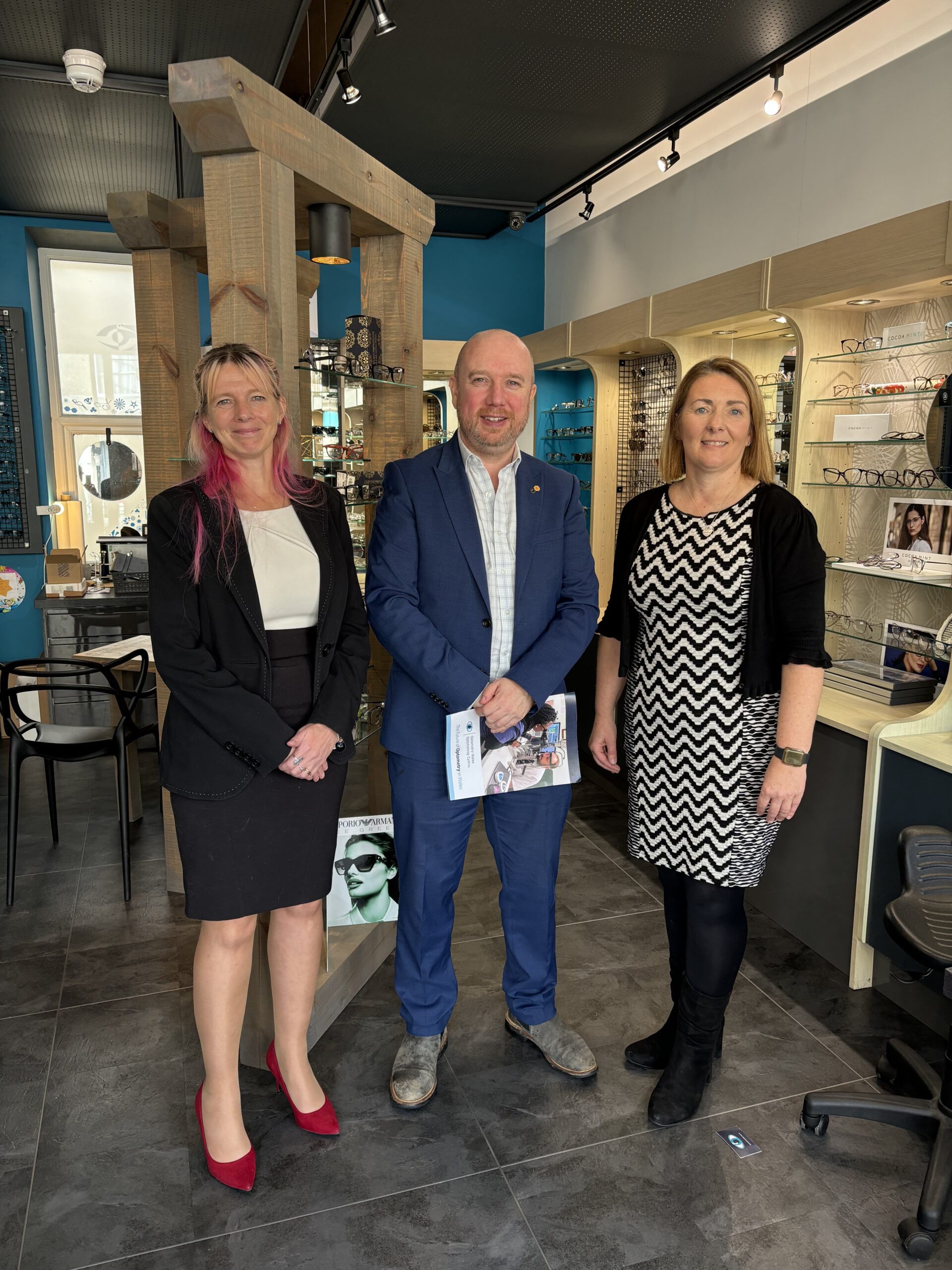 Political Visits - Optometry Wales