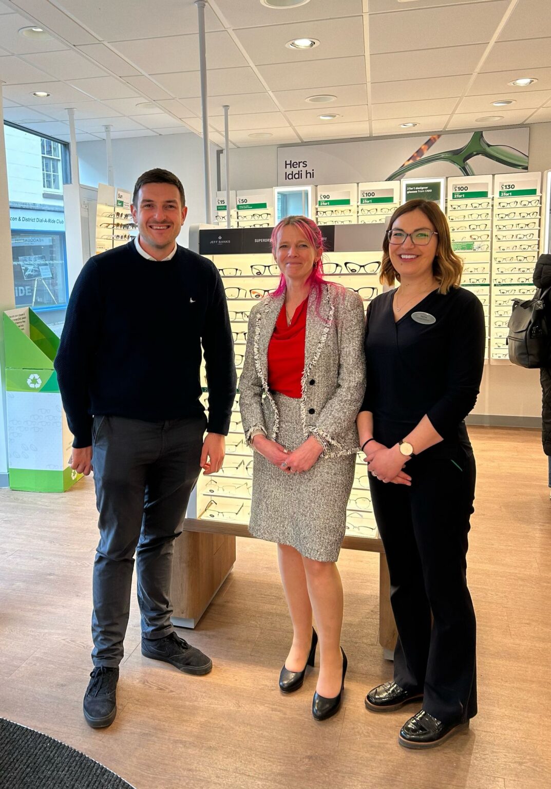 Political Visits - Optometry Wales